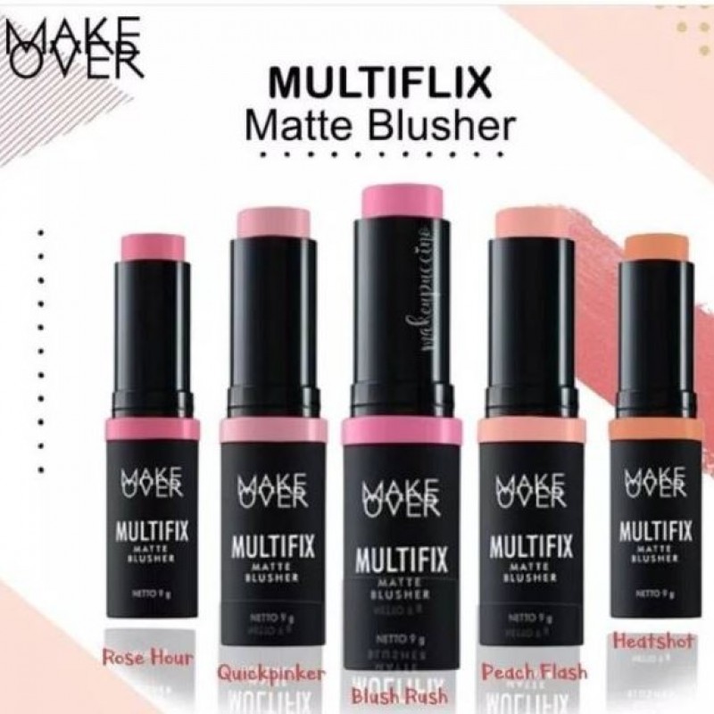 Jual Make Over Multifix Matte Blusher Termurah Mei 2025 | Beautyhaul